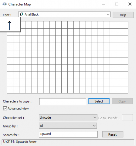 how to make an up arrow on keyboard – Alt + 24 | Justfreetools