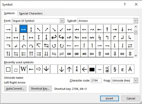 ⌨ How to write/type left right arrow sign/symbol on keyboard- Alt + 29 ...