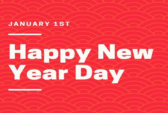 📆 January 1 new year's day | Important Days of the Year | Krcmic.com